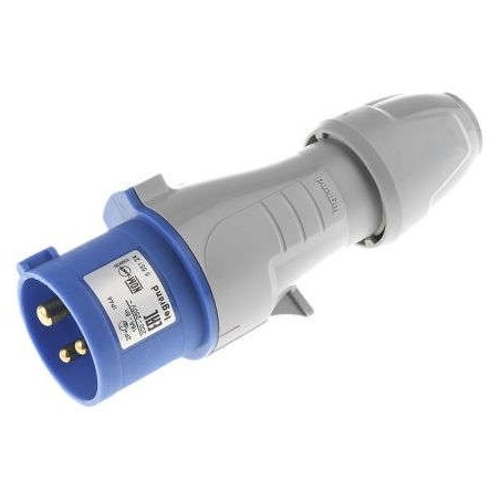 Clavija p17 16a 2p+t 250v ip44